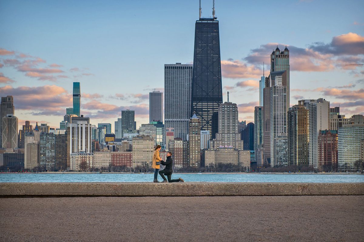 Chicago Proposal Photography - Jason Kaczorowski Photography