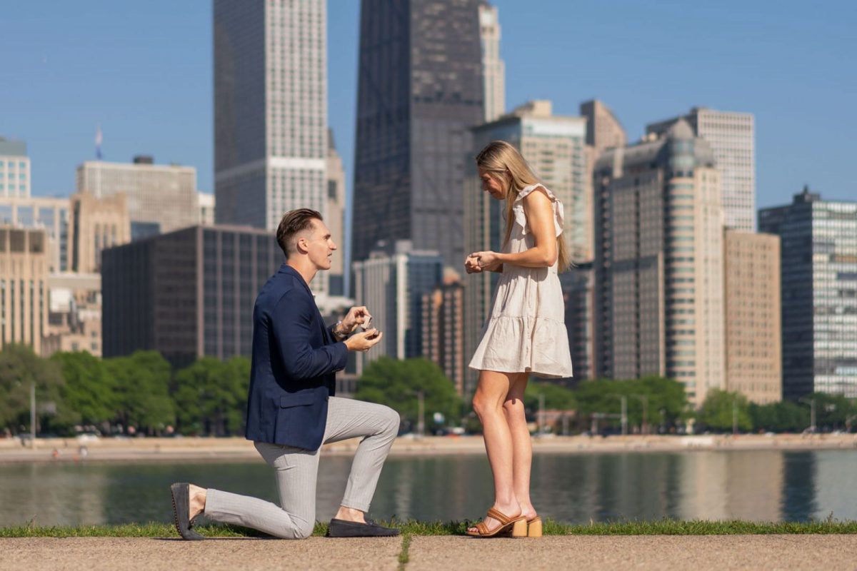 Chicago Proposal Photography - Jason Kaczorowski Photography